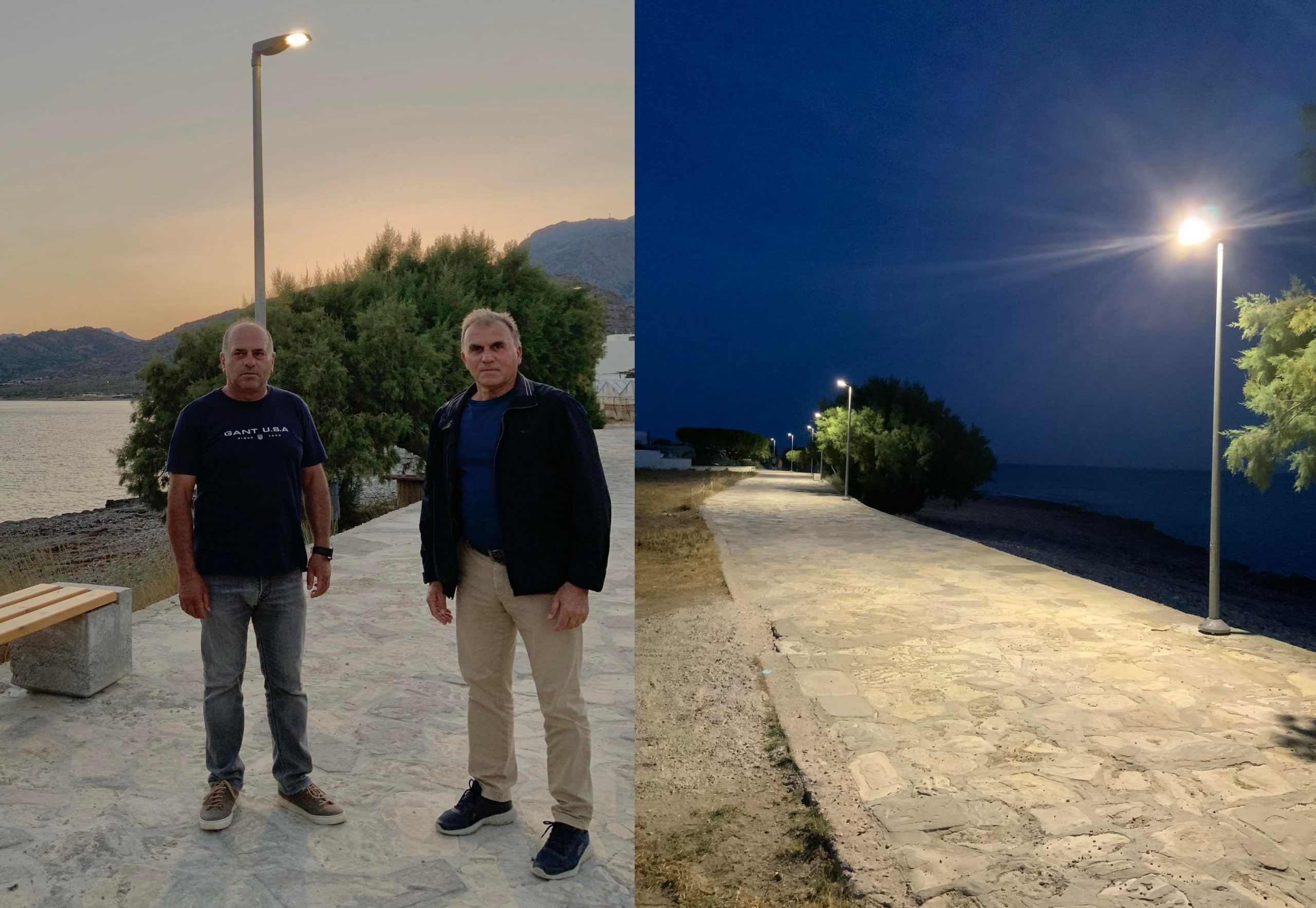 ΚΟΥΤΣΟΥΡΑΣ ΝΕΟΣ ΦΩΤΙΣΜΟΣ ΜΕ ΦΩΤΙΣΤΙΚΑ LED ΣΤΟ ΑΝΑΤΟΛΙΚΟ ΠΑΡΑΛΙΑΚΟ ...